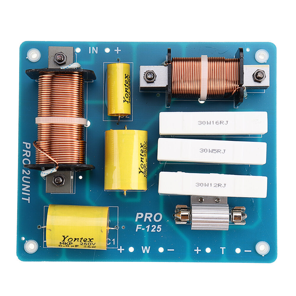 2-way Subwoofer Tweeter Speaker Divider 1200W 1500-3000Hz 4-8Ω Crossov ...