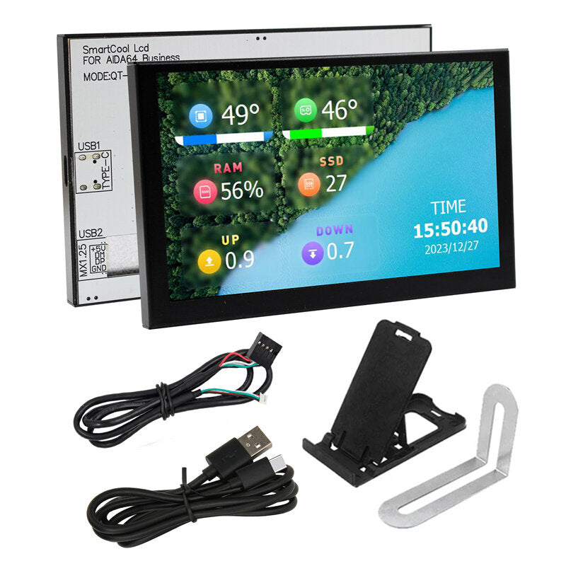 5-inch IPS Type-C Secondary Screen Computer Monitor Display Digital Ph ...
