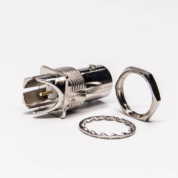 BNC Connector Straight Bulkhead Female for Edge Mount – ELECBEE