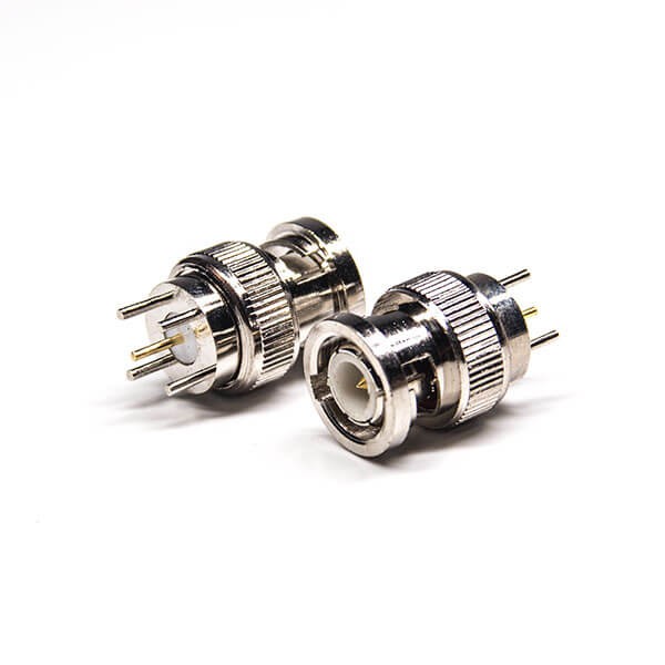BNC Through Hole Male Connector 180 Degree for PCB Mount – ELECBEE Selected