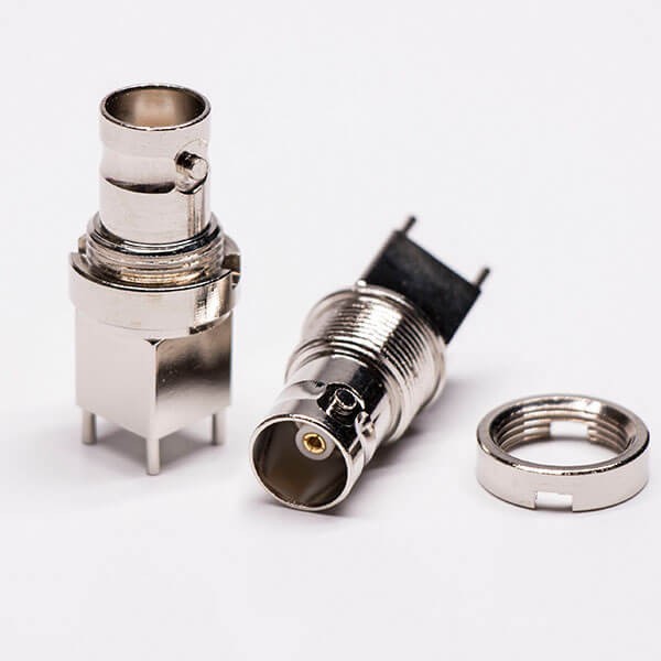 BNC Bulkhead Connector Famale Straight for PCB Mount – ELECBEE
