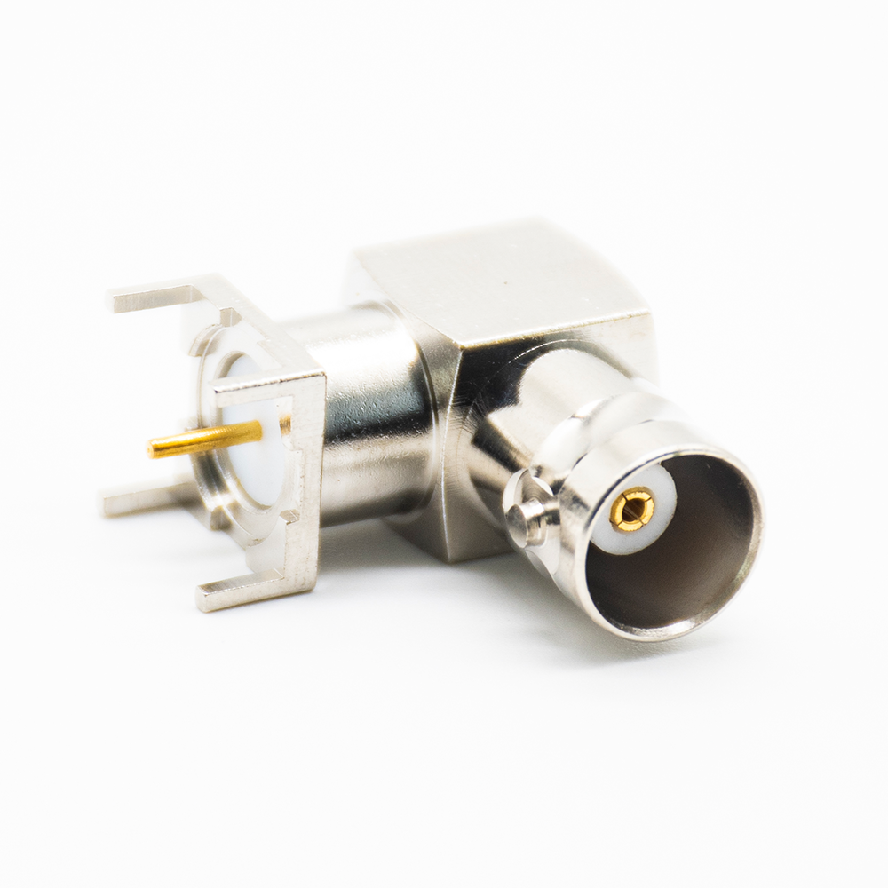 BNC Connector 90 Degree Female Through Hole for PCB Mount – ELECBEE