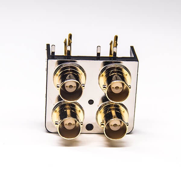 BNC Connector install Female Angled DIP Type for PCB Mount – ELECBEE