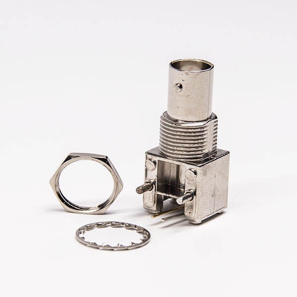 BNC Connector PCB Mount Angled Female Bulkhead for PCB – ELECBEE Selected