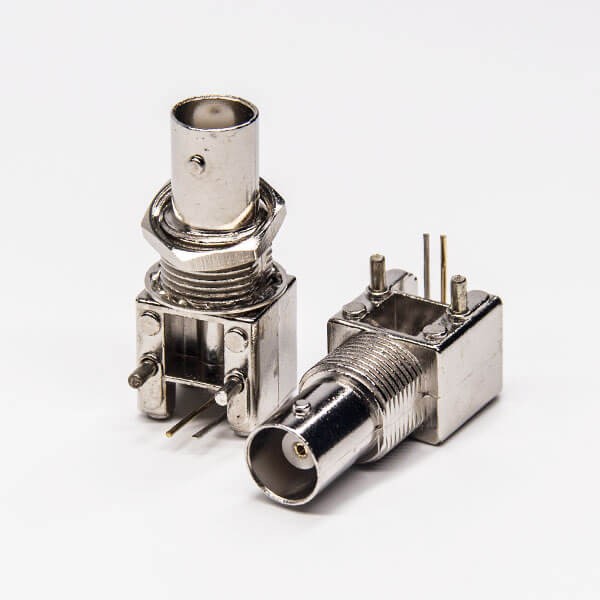 BNC Connector PCB Mount Angled Female Bulkhead for PCB – ELECBEE Selected
