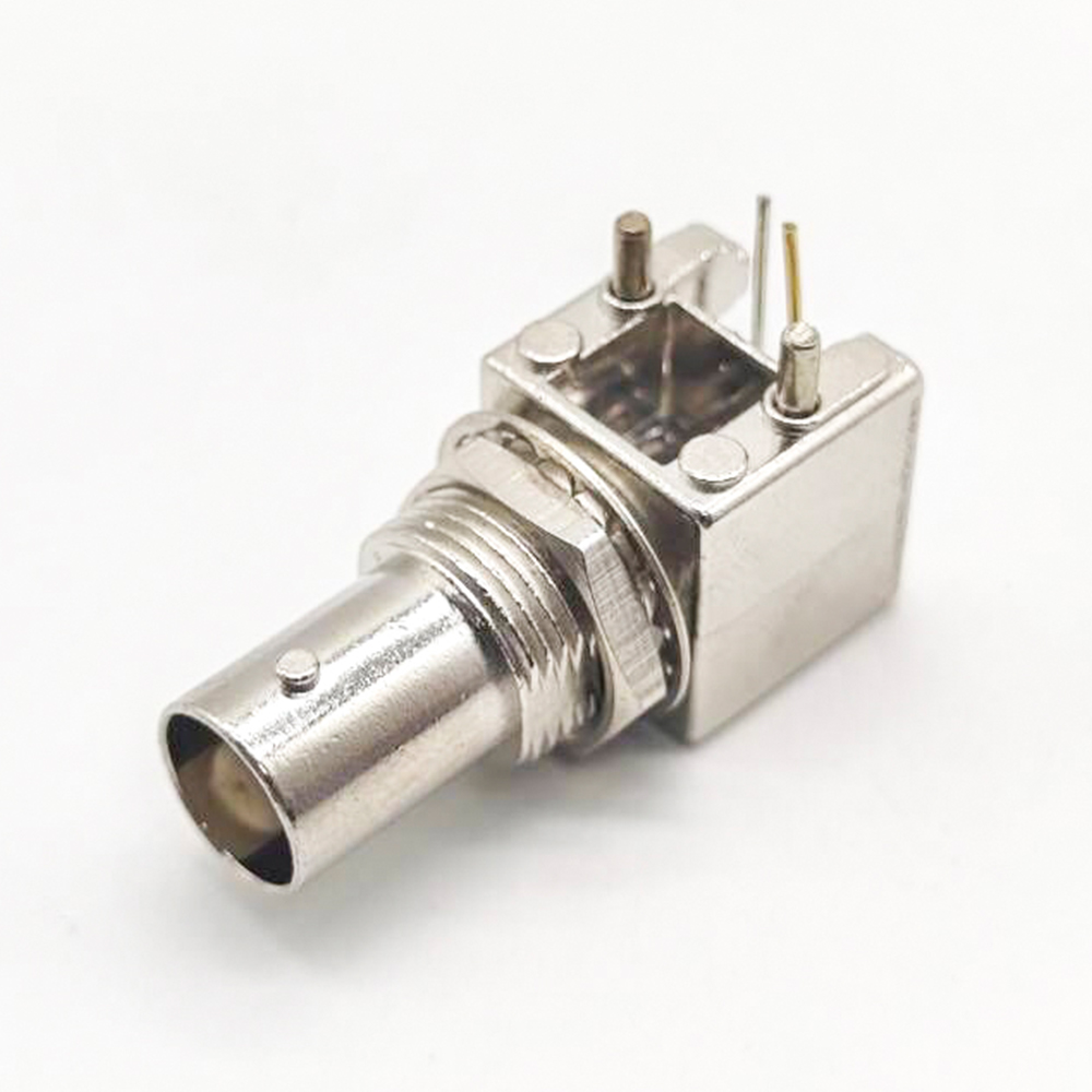 BNC Connector PCB Mount Angled Female Bulkhead for PCB – ELECBEE Selected