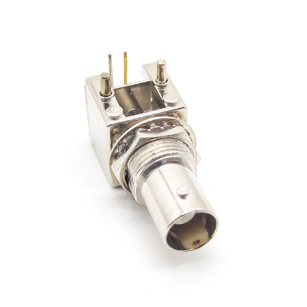 BNC Connector PCB Mount Angled Female Bulkhead for PCB – ELECBEE Selected