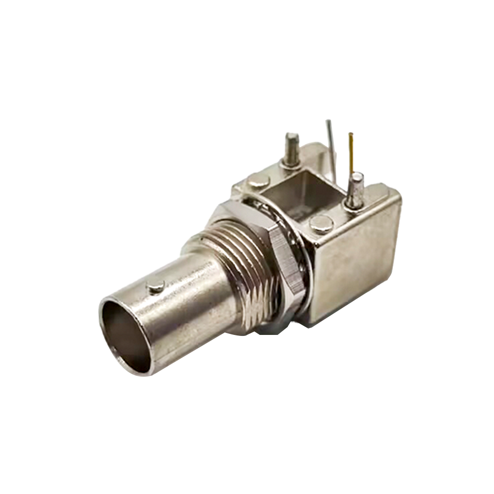 BNC Connector PCB Mount Angled Female Bulkhead for PCB – ELECBEE Selected