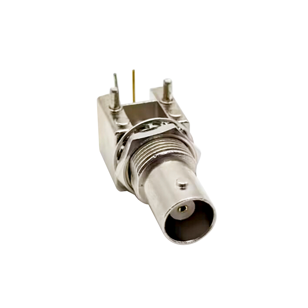 BNC Connector PCB Mount Angled Female Bulkhead for PCB – ELECBEE Selected