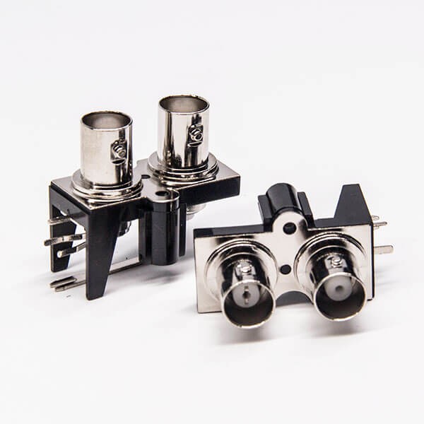 BNC Connector PCB Right Angled Mount Dual Jack – ELECBEE