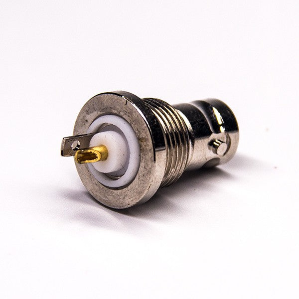 BNC Connector Solder Type Female Vertical Type Bulkhead for Panel Moun ...