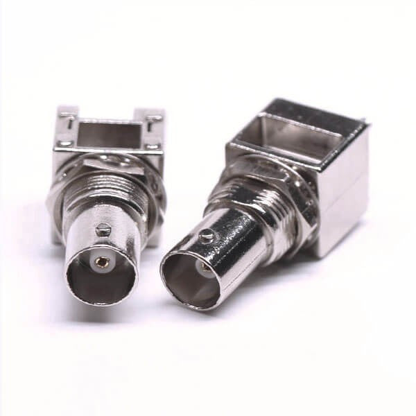 BNC Connector Straight Nickel Plated Female for PCB Mount – ELECBEE