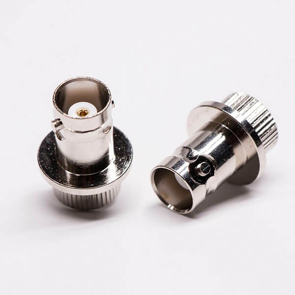 BNC Famale Connector for Panel Mount Vertical Type with Straight knurl ...