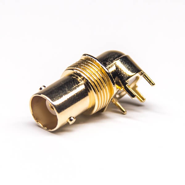 BNC Jack Connector Right Angled Bulkhead for PCB Mount – ELECBEE Selected