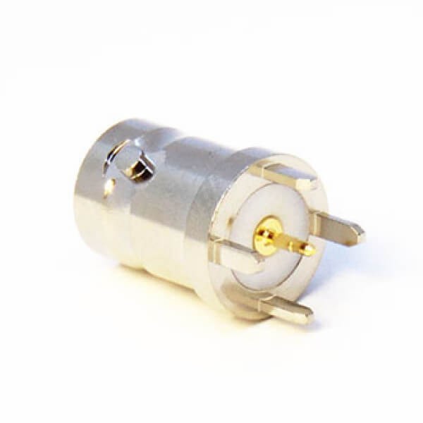 HD BNC Connector Female Vertical Type for PCB with Bulkhead – ELECBEE ...