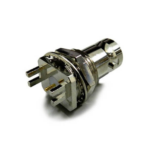 HD BNC Connector Straight Female PCB Plate Edge Mount – ELECBEE Selected