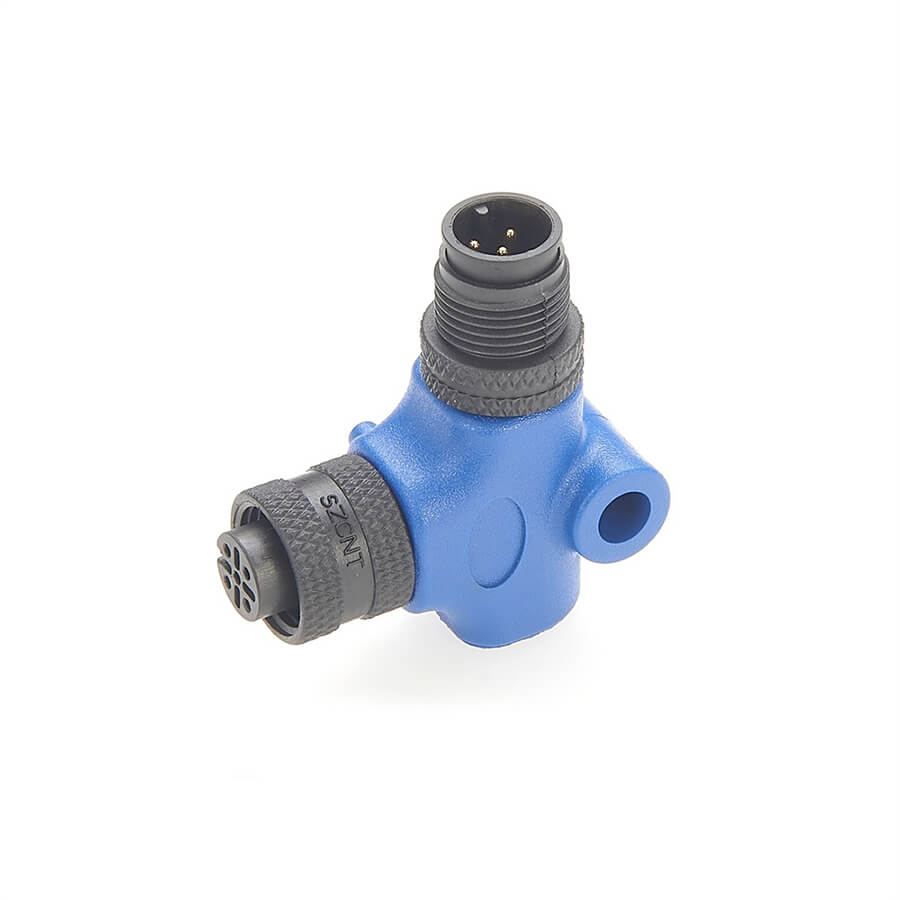 Nmea 2000 M12 Male 5 Pin To Female 5 Pin Connector L Type Right Angle ...