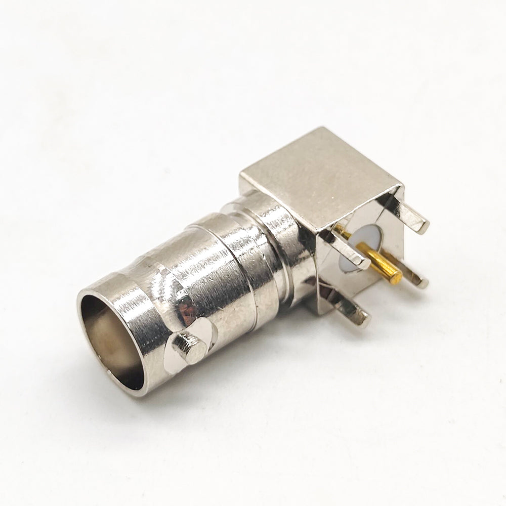 Socket BNC Connector PCB Mount Angled Through Hole – ELECBEE Selected