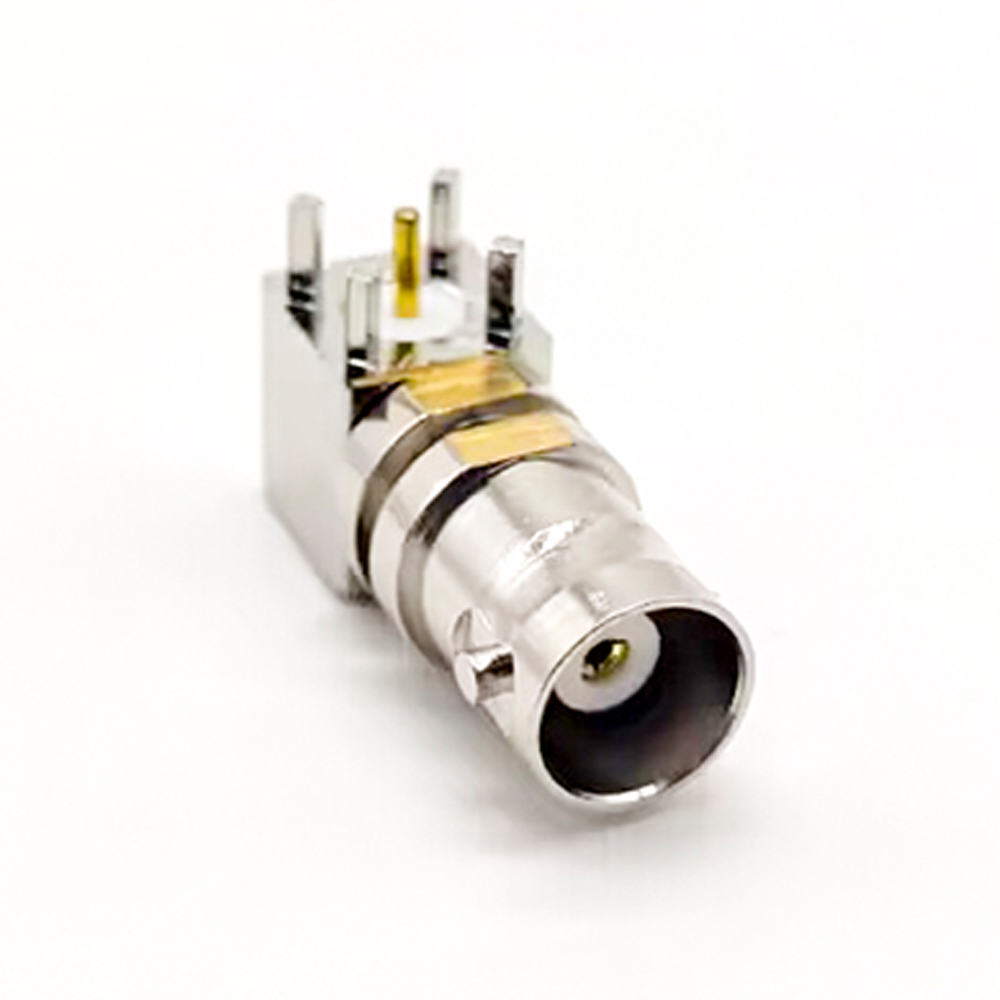 Socket BNC Connector PCB Mount Angled Through Hole – ELECBEE Selected